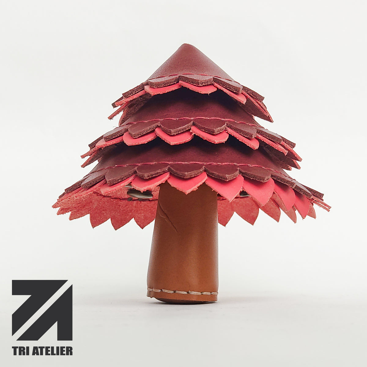 DIY leather Christmas decoration / pouch- Christmas tree decoration ...